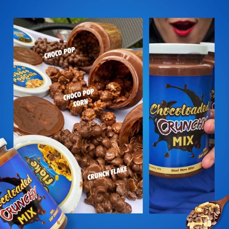 SHARKCHOCO-CHOCOLOADED-CHOCO RANGUPS-CRISPY-COKLAT LELEH-CHOCO JAR ...