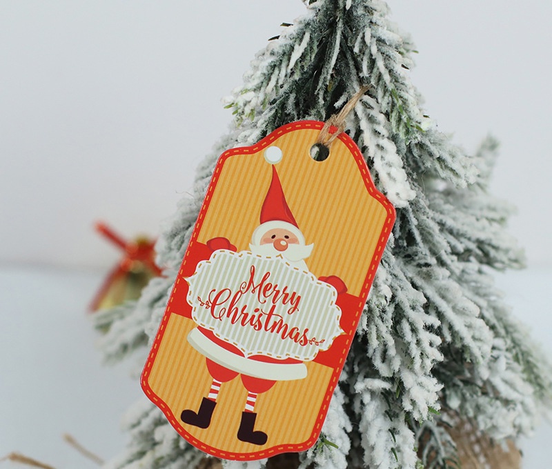 Christmas mini card 20pcs / Greeting Cards santa Card Label Tags tag ...