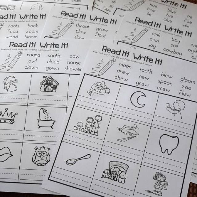 Read and Write Long Vowel Words | Shopee Singapore