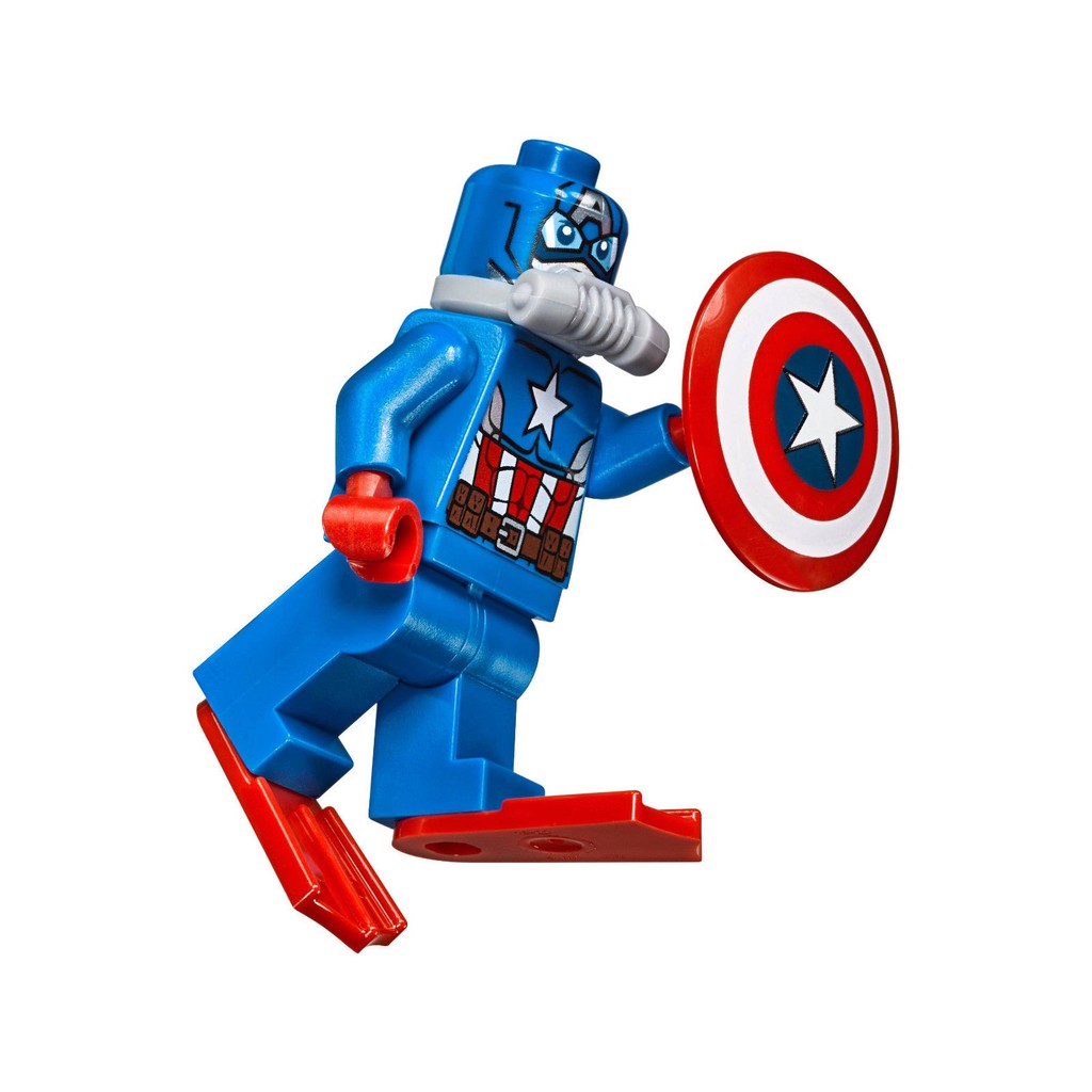 Original Lego Marvel Super Heroes - Scuba Captain America Avengers ...