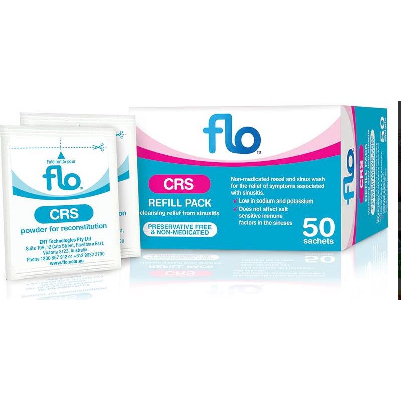 FLO Sinus Care CRS Refill 50 Sachets (Exp: Oct 2025) | Shopee Singapore