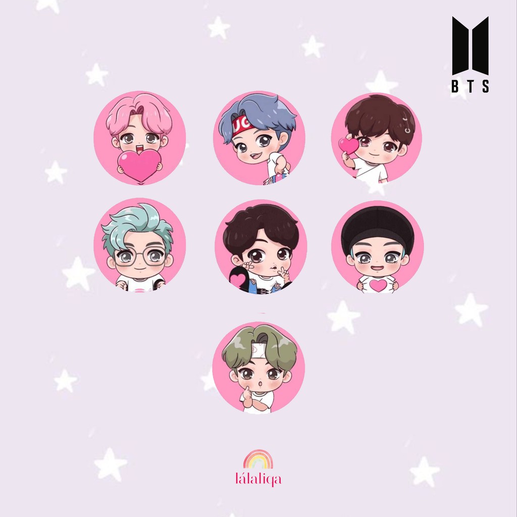 Bts MEMBER STICKER - PART 1 | Shopee Singapore