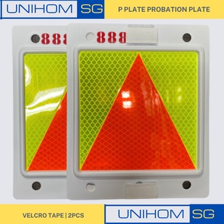UnihomSG [ReadyStock] Luminous P-Plate Probation Plate For Cars With ...