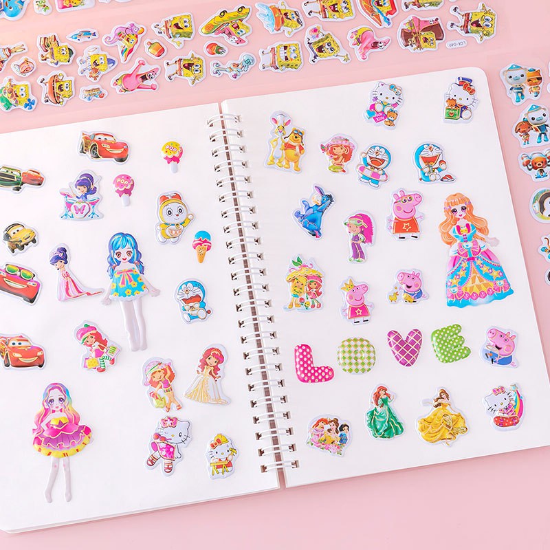 3D STICKER CHILDREN'S STICKED TOYS LONG embossed STICKERS WITH RANDOM ...