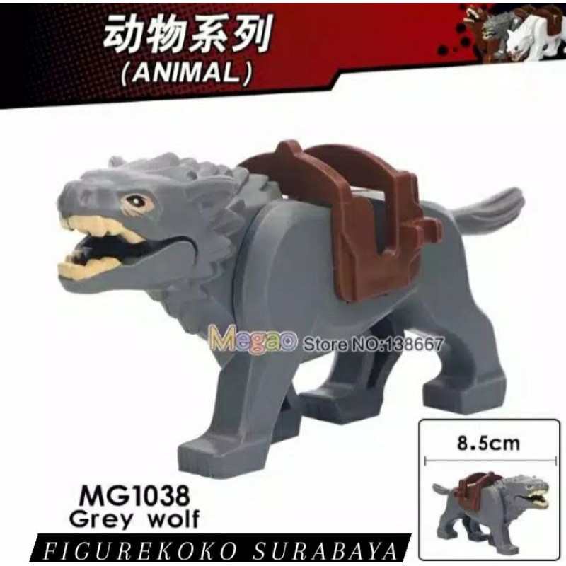 Lego Figure Gray Wolf MG1038 Minifigures Marvel Avengers Figures ...