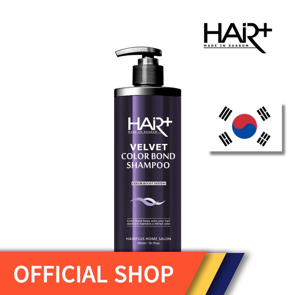 [Hair+] Velvet Color Bond Shampoo (300ml) | Shopee Singapore
