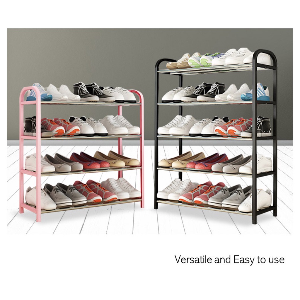 Simple Minimalist Shoe Rack 3/4/5 Tiers | Shopee Singapore