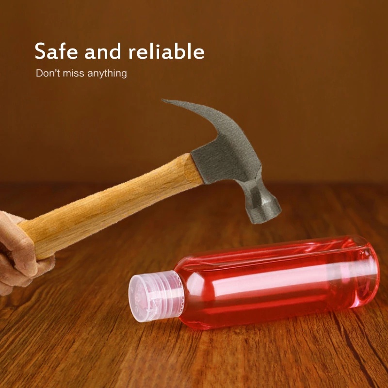 1pc 10/20/30/50/60/100ml Plastic Flip Cap Bottles Empty Vail for Travel ...