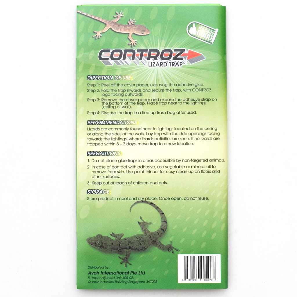 Controz Lizard Trap Bundle of 3 packs ( TOTAL 9 traps ) | Shopee Singapore