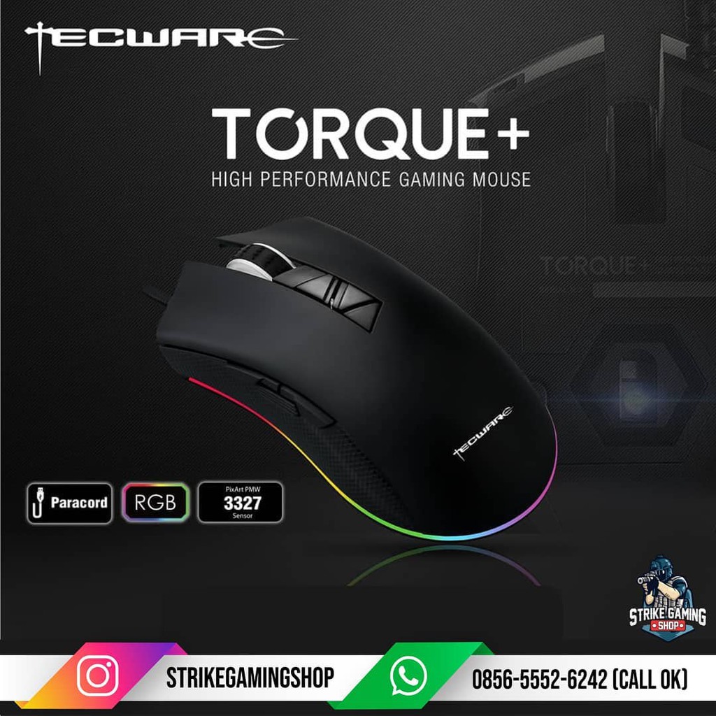 Tecware Torque + High Performance Rgb Gaming Mouse | Shopee Singapore