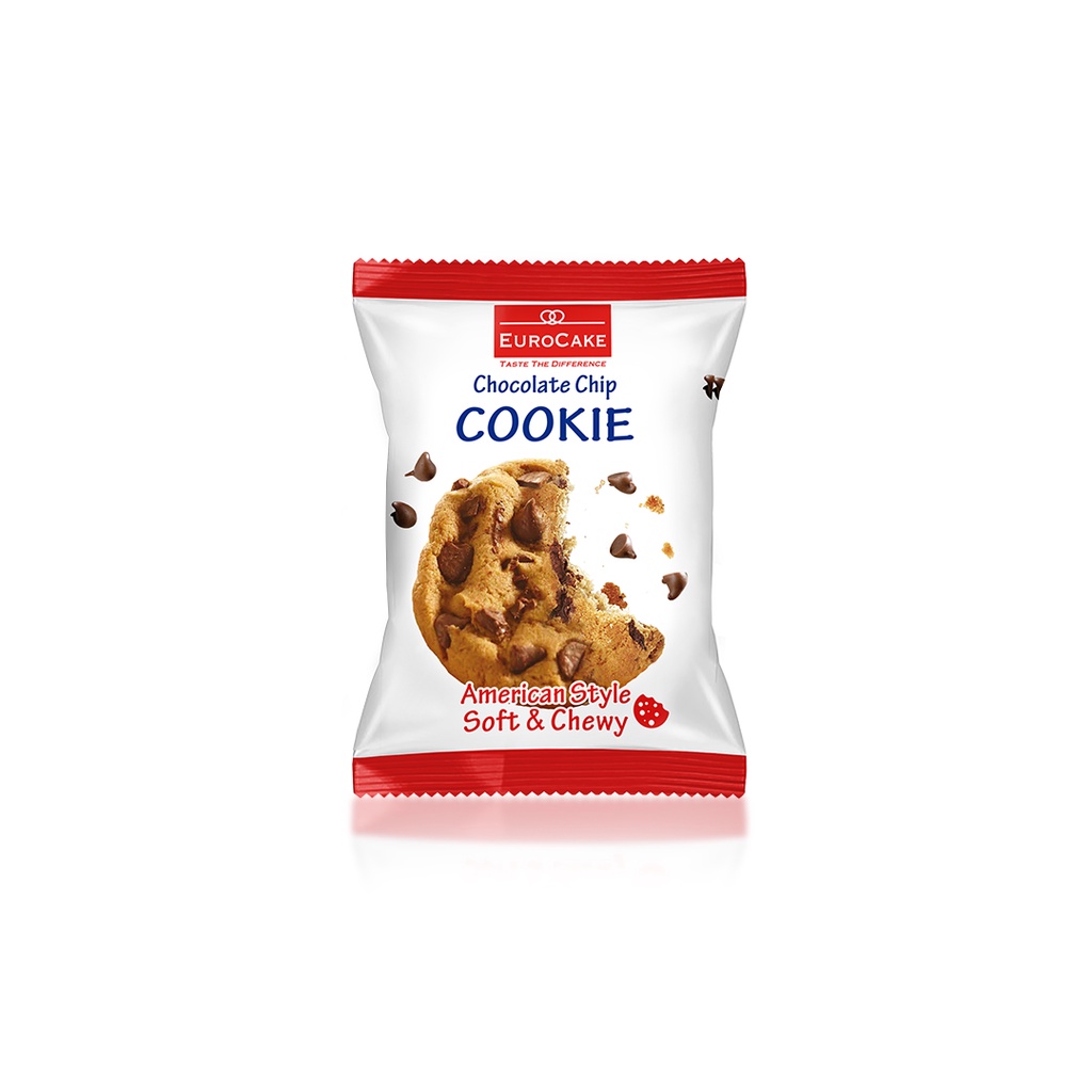 EuroCake Cookie Chocolate Chip Rainbow Soft & Chewy Cookies 28g ...