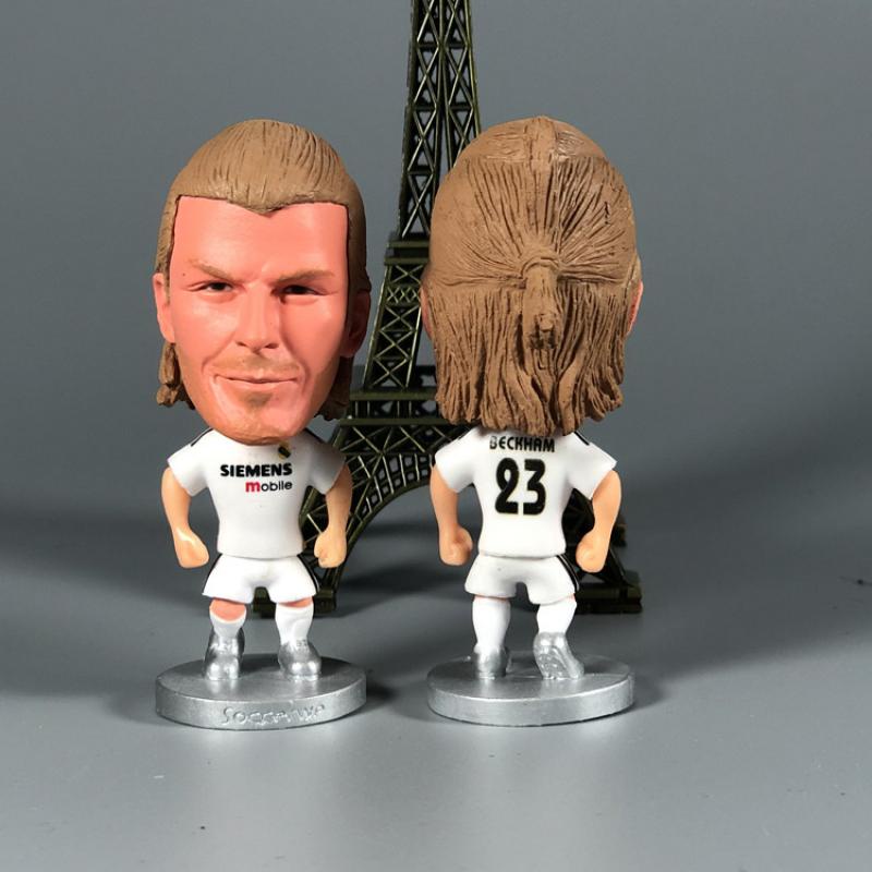 Football Star Zidane Figo Raul Figurine Gift Doll Model Decoration ...