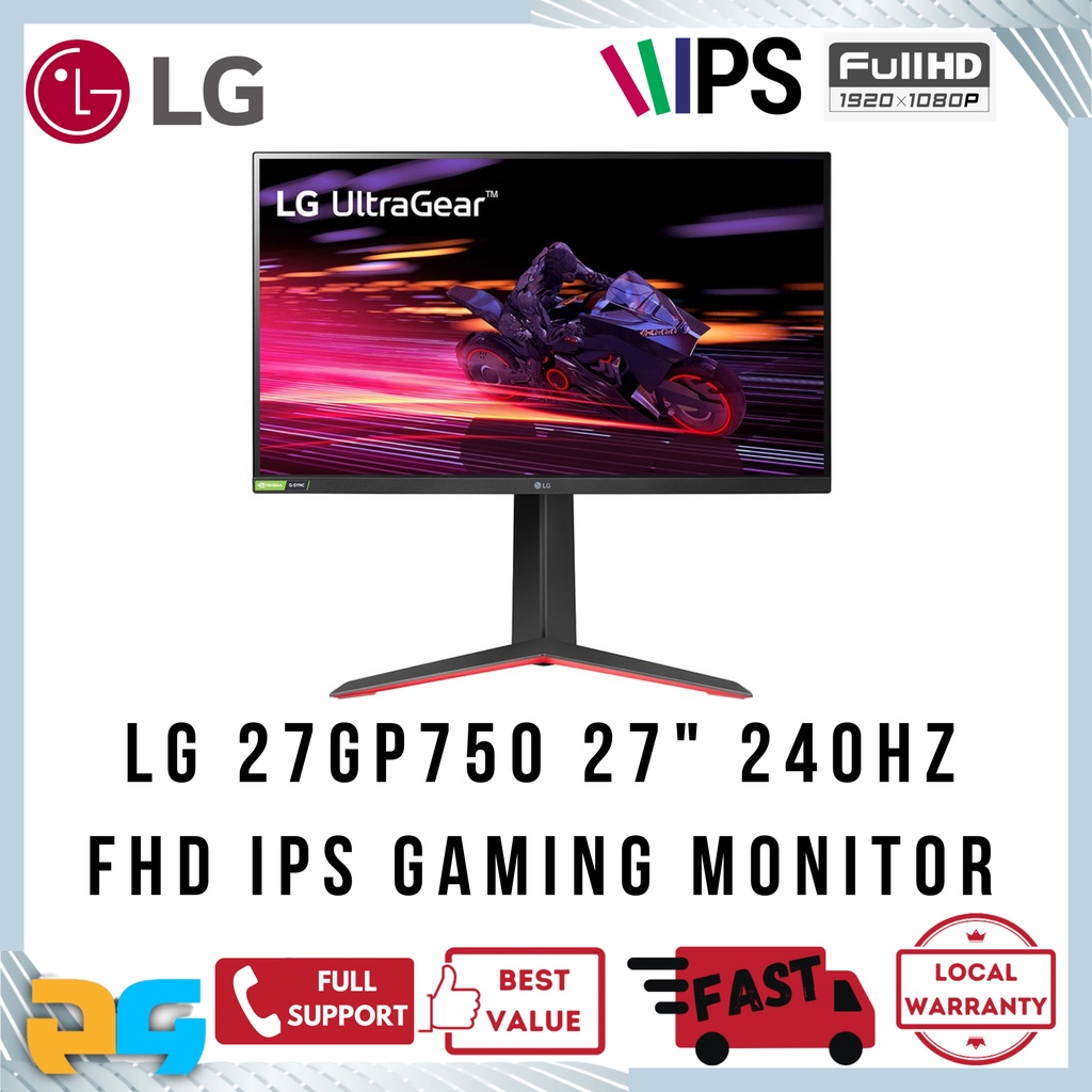LG 27GP750 27 inch 240Hz FHD IPS Gaming Monitor | Shopee Singapore