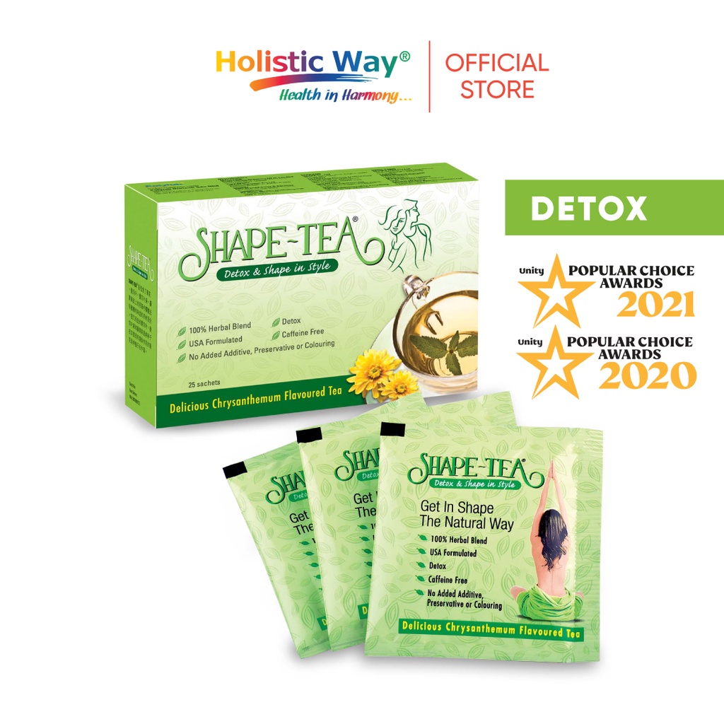 SHAPE TEA Slimming Tea - Detox and Shape in Style (25 Sachets) | Shopee ...