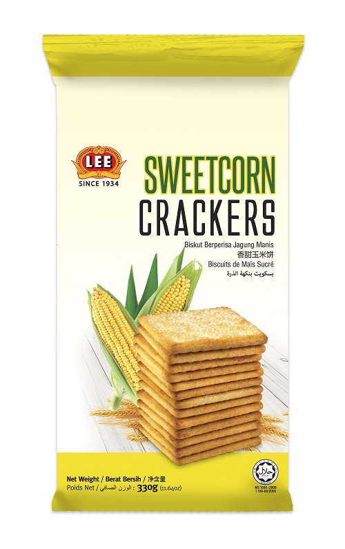 Lee Sweet Corn Crackers 330g | Shopee Singapore