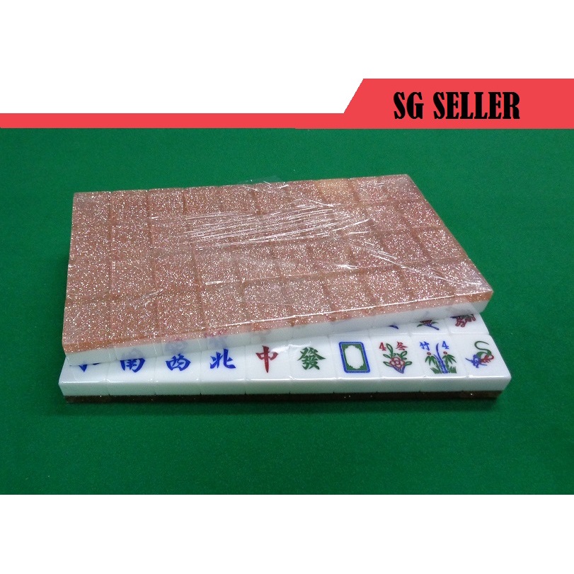 37mm A1 Size/35mm A2 Size / High Quality Crystal Acrylic Mahjong Set ...