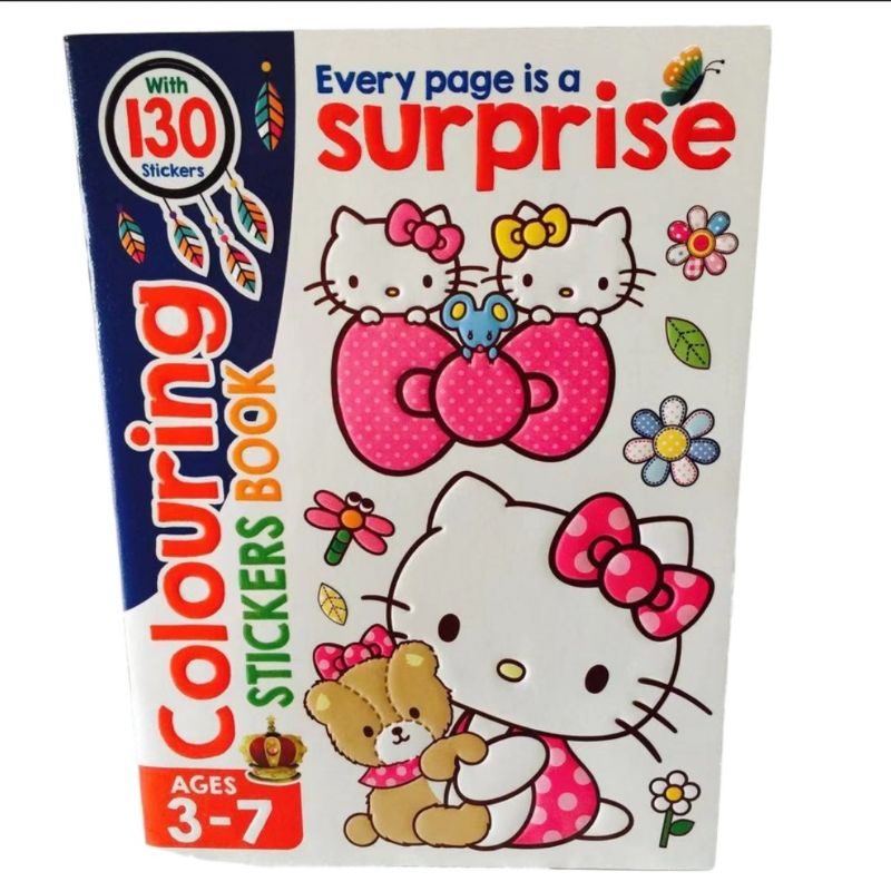 Hello Kitty Activity Book And Color Activity Book And Coloring | Shopee ...