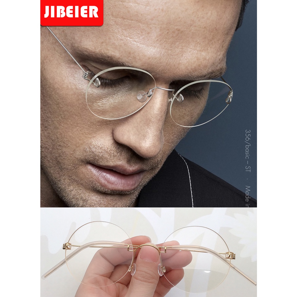 Eyeglasses Rimless Optical Frame Prescription Spectacle Frameless ...