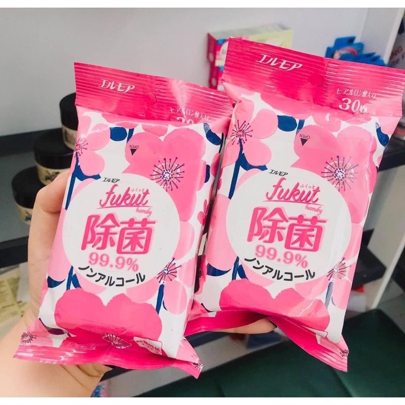 Fukut antibacterial sterilized wet tissue (Japanese domestic) | Shopee ...