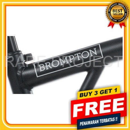 Brompton CUTTING STICKERS FOLDING BIKE ACCESSORIES BIKE STICKERS ...