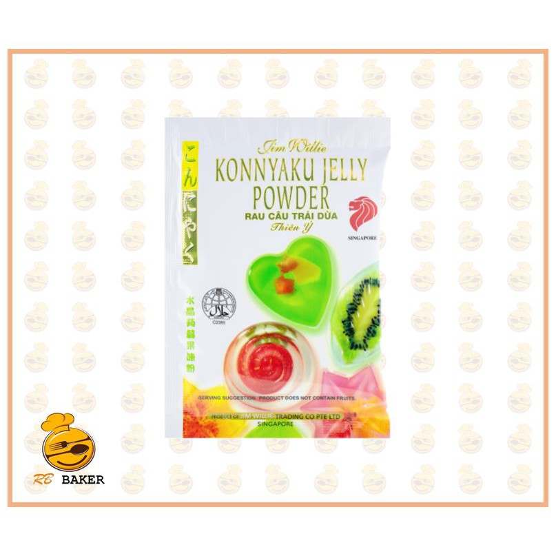 Konnyaku JELLY POWDER/SERBUK JELI Crystal JELLY POWDER Crystal Konjac JELLY Premix POWDER (10gm ...