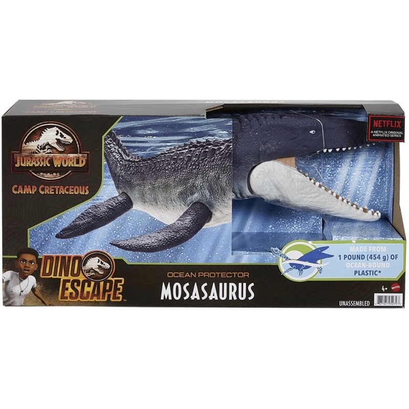 Authentic Jurassic World Ocean Protector Mosasaurus Dinosaur Action ...