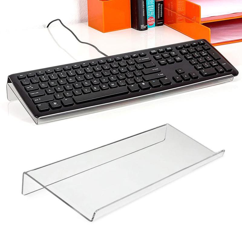 Tilted Computer Keyboard Holder Clear Keyboard Stand for Easy Ergonomic ...