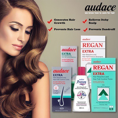 Audace Regan Extra Hair Reactive and Hair Fall Control Shampoo (200ml ...