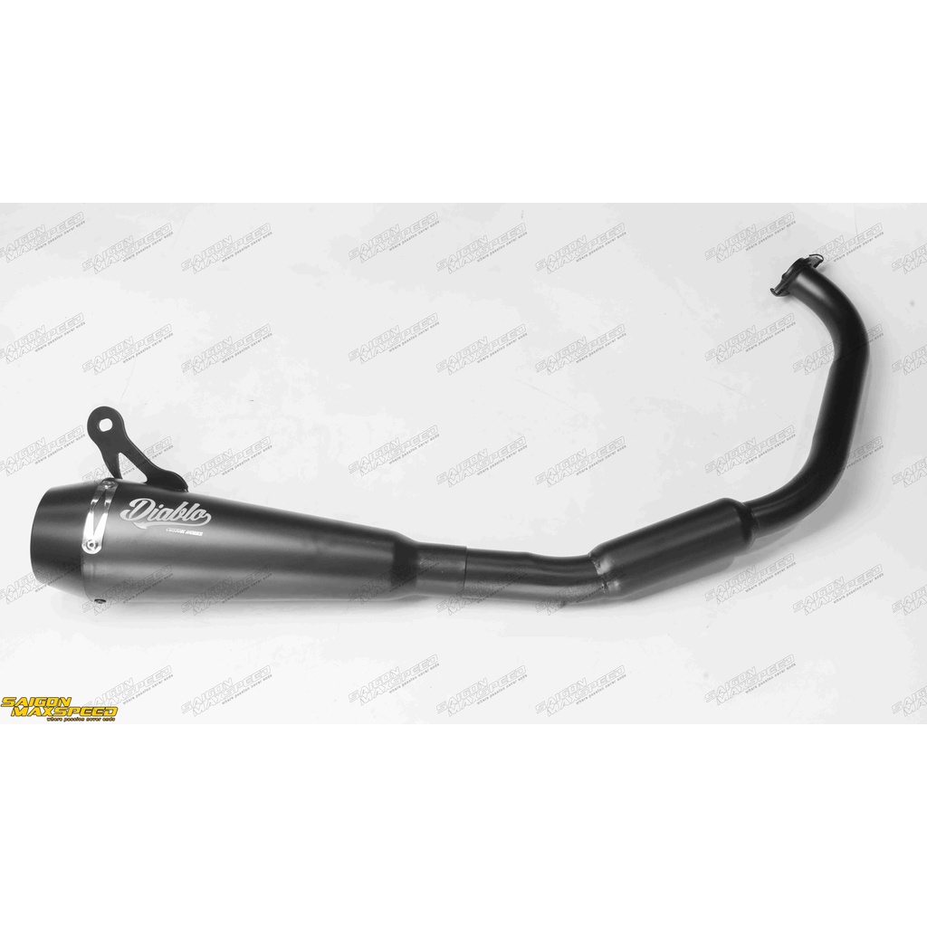 Diablo Dark Thunder Full System Yamaha XSR 155 Motorcycle Exhaust Pipe ...