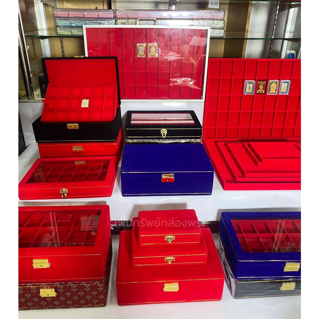 2 Layers Amulet Storage Box 36 slots (Adjustable Partition, Key Locking ...