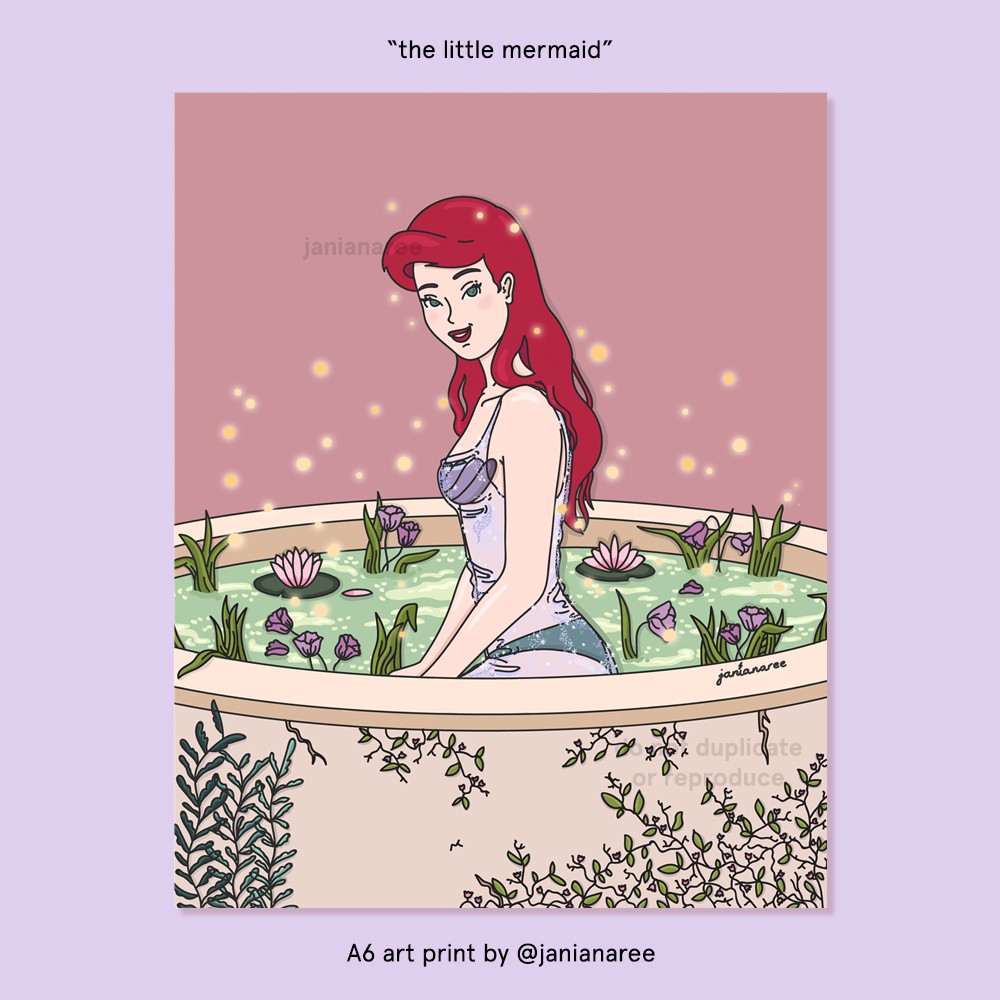 The Little Mermaid Art Print | Shopee Singapore