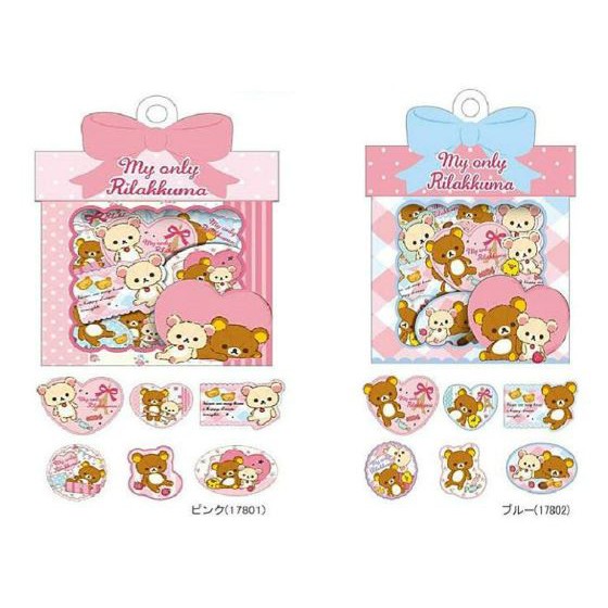 60pc Rilakkuma Sticker Pack | Shopee Singapore
