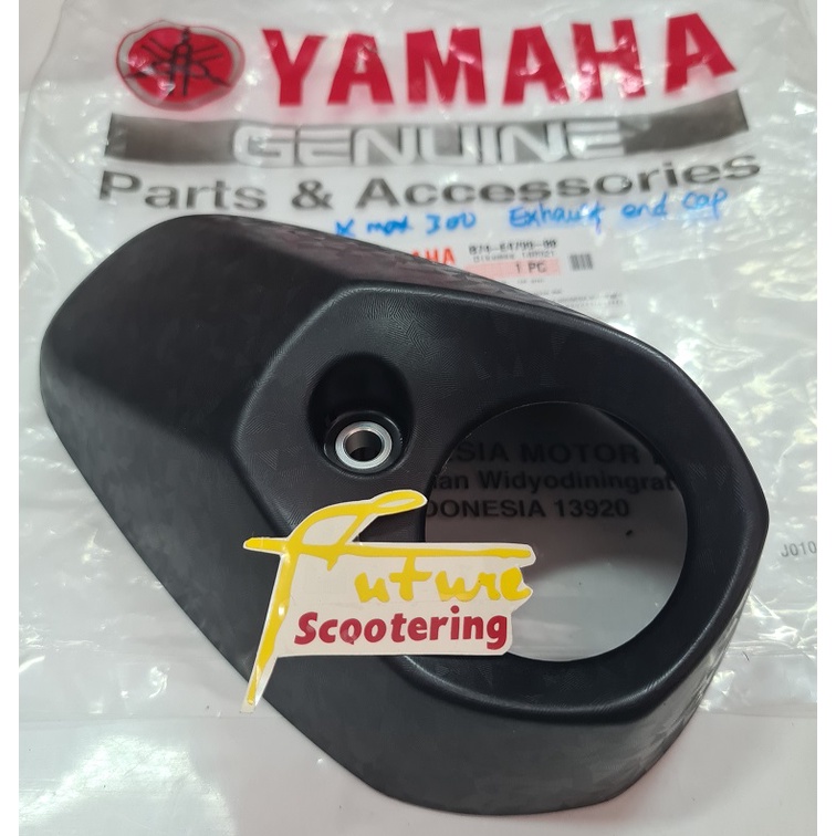 Yamaha XMAX 300 Exhaust End Cap (Genuine Yamaha Spare Part) B74-E4799 ...