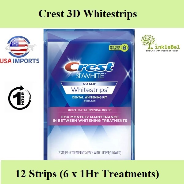 Crest 3D Whitestrips Whitening Boost 12 Strips (6 Treatments) | Shopee ...