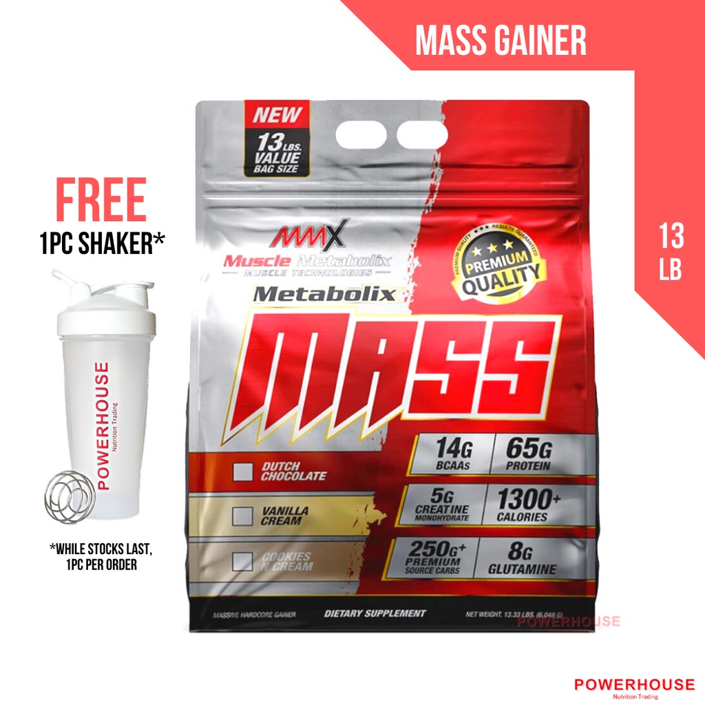 Muscle Metabolix MMX Mass Gainer, 13LB (6kg) | Shopee Singapore