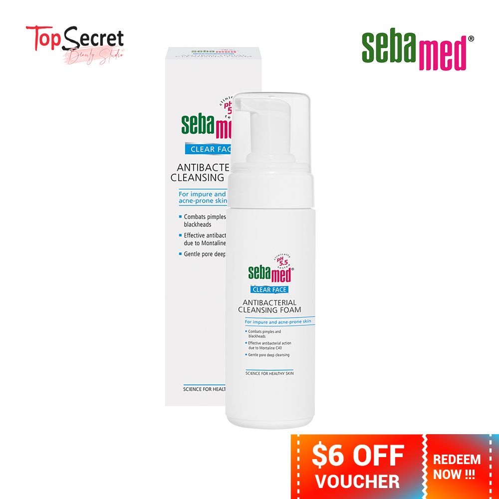 Wholesale! Sebamed Clear Face Anti Bacterial Cleansing Foam 150ml (For ...