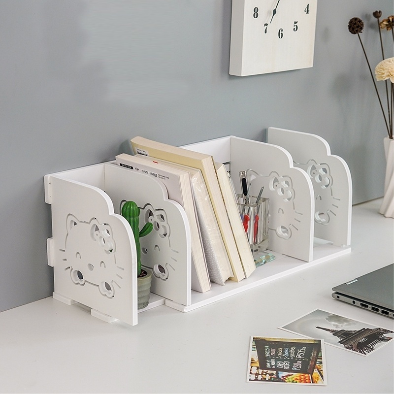 Expandable Adjustable book stand children student small bookshelf table ...