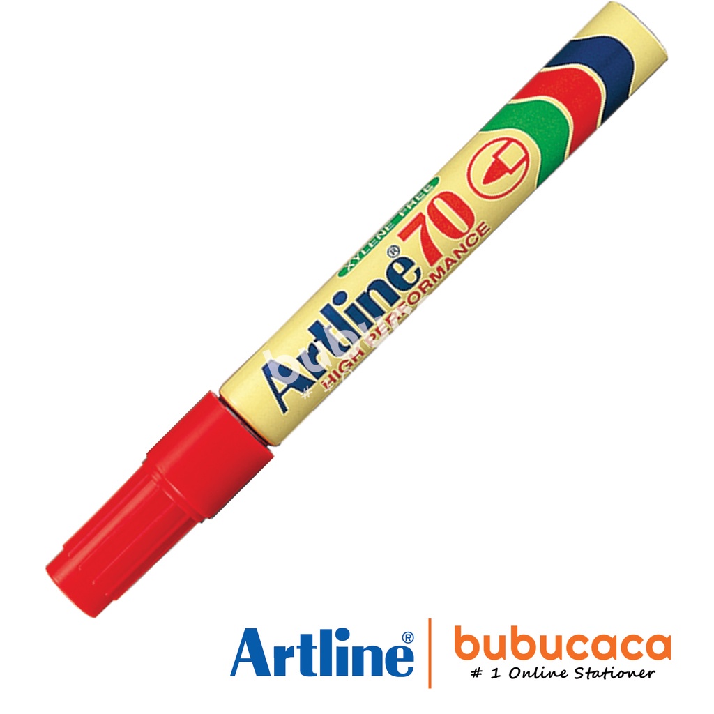 Artline 70 Permanent Marker Pen( Blue/ Black/Red) | Shopee Singapore