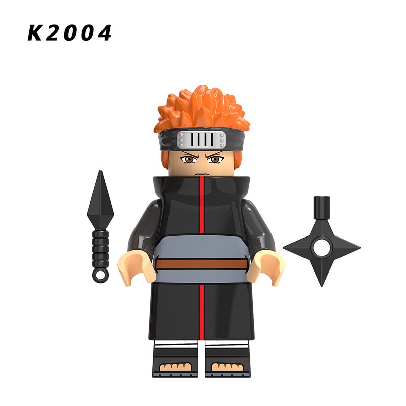 Yahiko Akatsuki Leader Minifigures Narutoes Japanese Cartoon Hokage ...