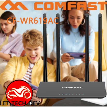 Comfast CF-WR619AC wireless home router 1200Mbps router (English ...