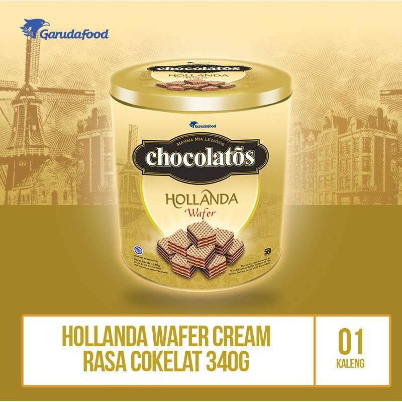 Holanda WAFER CREAM RS. Chocolate -340G (HOFER) | Shopee Singapore