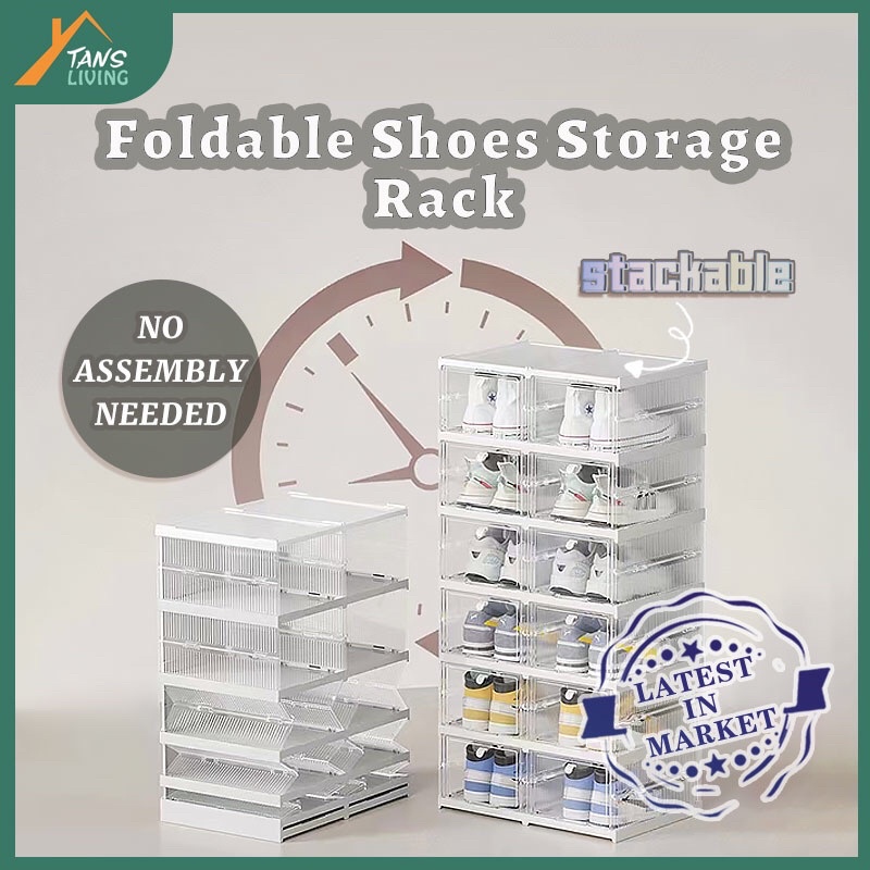[LOCAL STOCK] Minimalist Shoes Storage Box Rack Organiser Cabinet ...