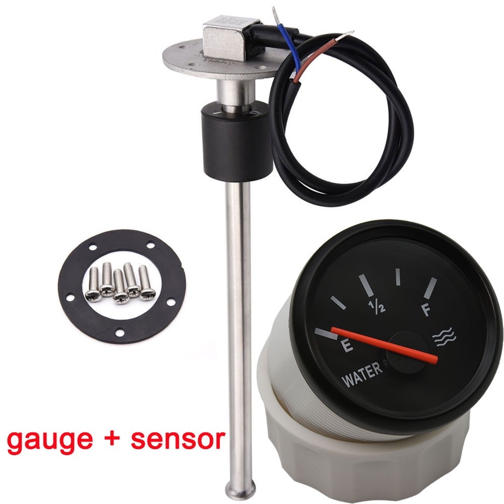 100~600mm Water Level Sensor + 52mm Water Level Gauge Float Switch Stainless Steel Water Tower ...