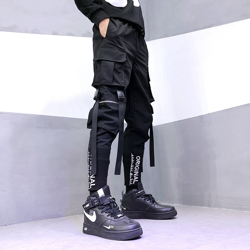 Stylish 2024 Japanese Fashion Harajuku Streetwear Cargo Pants for Men ...
