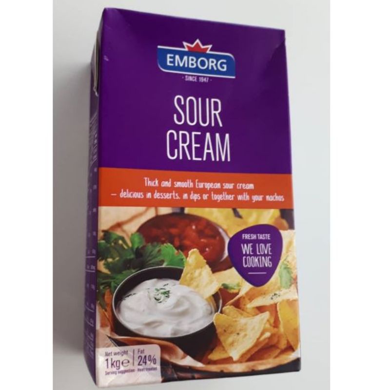 EMBORG SOUR CREAM 1KG | Shopee Singapore