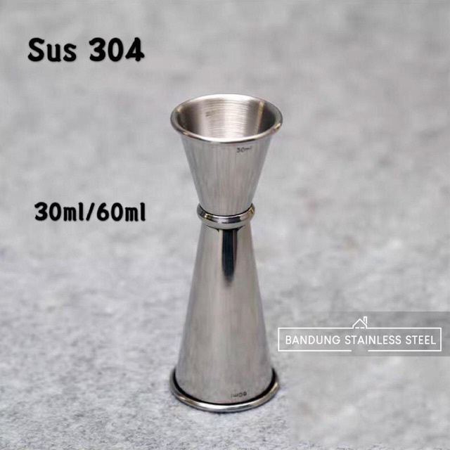 Sus 304 Jigger measure cup 30/60ml Thick stainless steel Measuring cup ...
