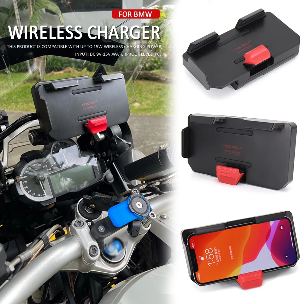 Motorcycle Navigation Bracket Wireless Charging Support Mobile Phone ...
