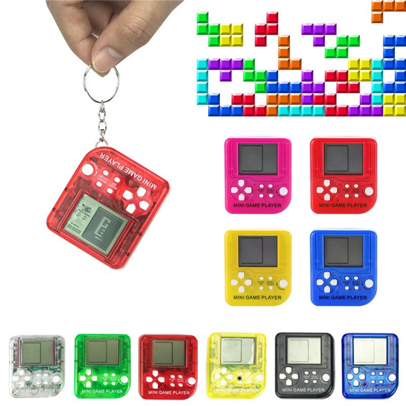 Tetris Game Machine Handheld Game Console Mini Electronic Children Toys ...