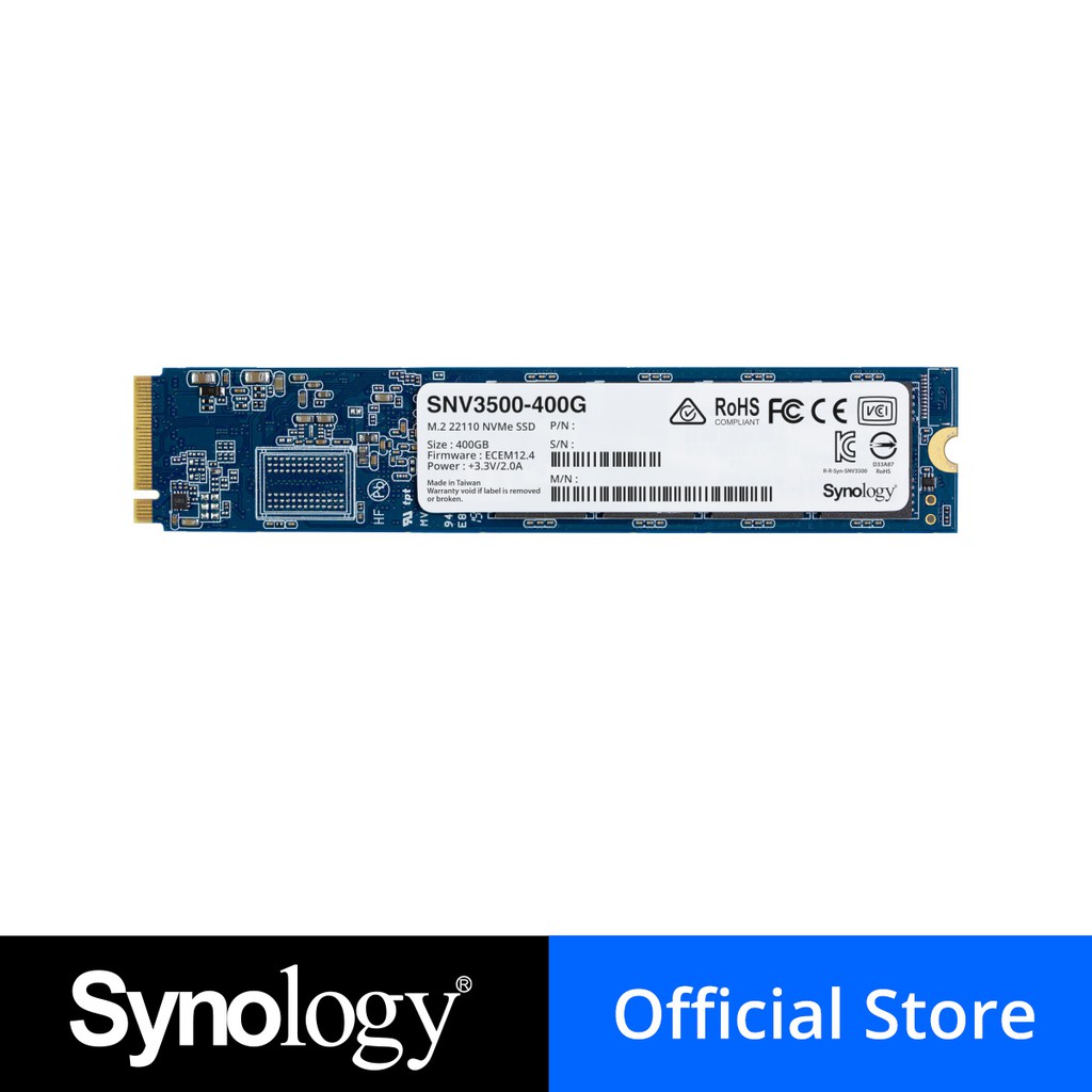 [Synology Official] M.2 NVMe SSD SNV3500 P/NO: SNV3500-400G. 5-years ...