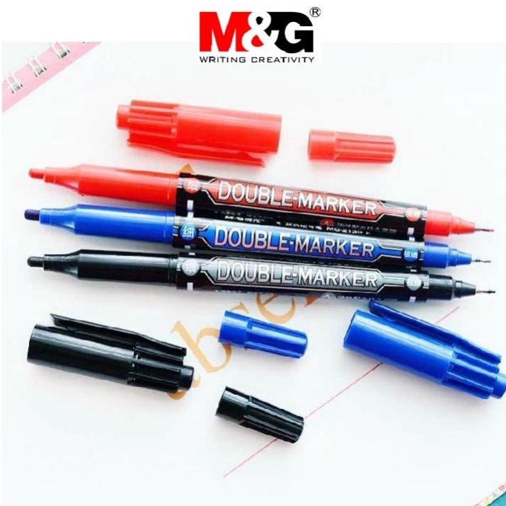 M&G Double Marker Twin Tip (1PC) | Shopee Singapore